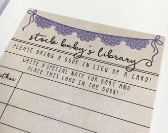 Diy Library Card - Etsy