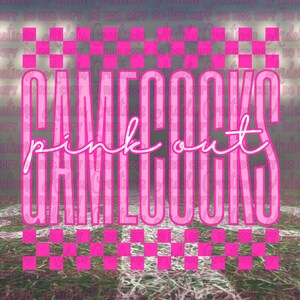 Pink Out Gamecocks PNG: Breast Cancer Awareness, Game Day Design ...