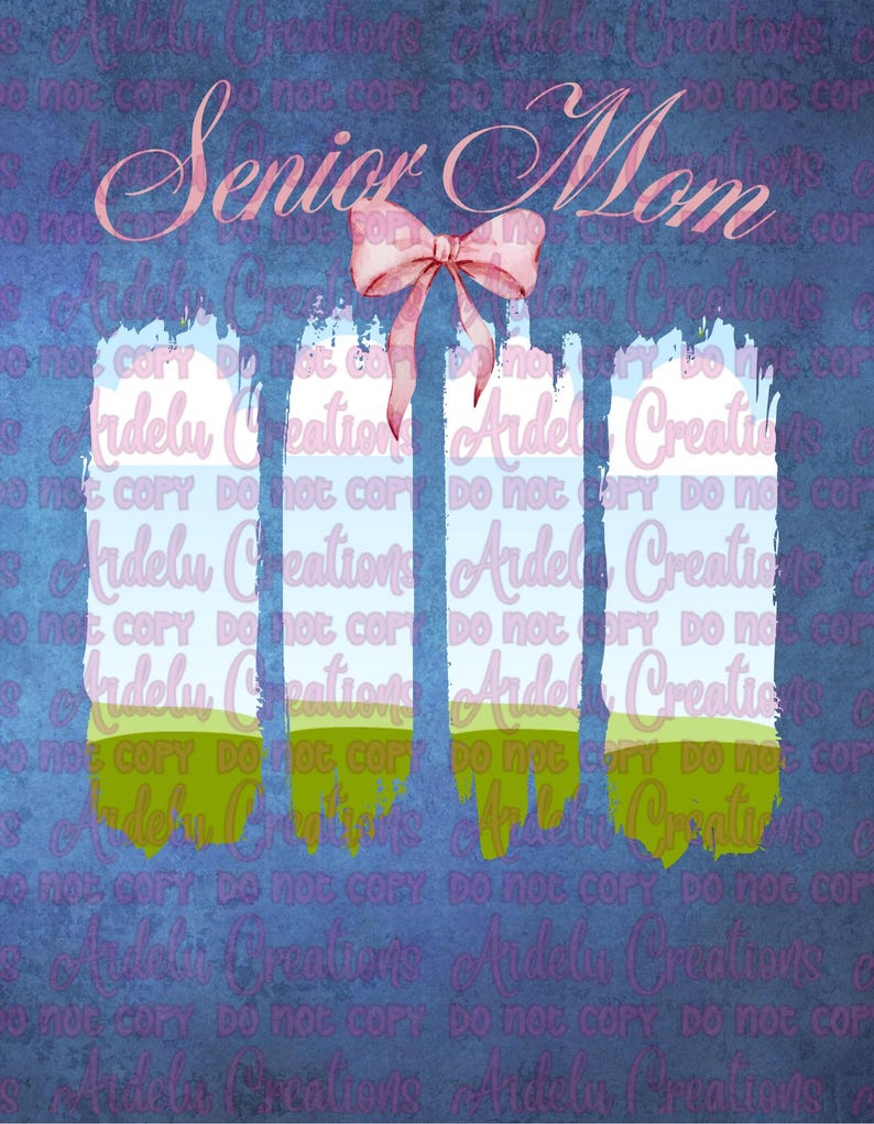 Senior Mom Photo Collage Canva Template/ Drag and Drop Editable Design ...