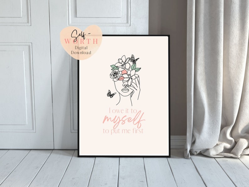 Positive Affirmation Self Love Art Self Love Art Love - Etsy