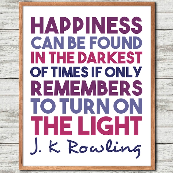 J K Rowling - Etsy