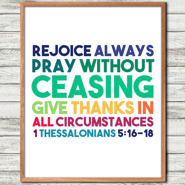 Always Rejoice Printable - Etsy