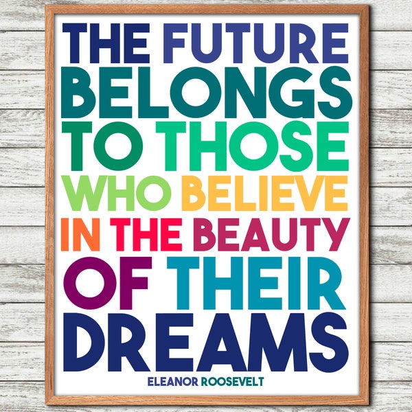 The Future Belongs - Etsy