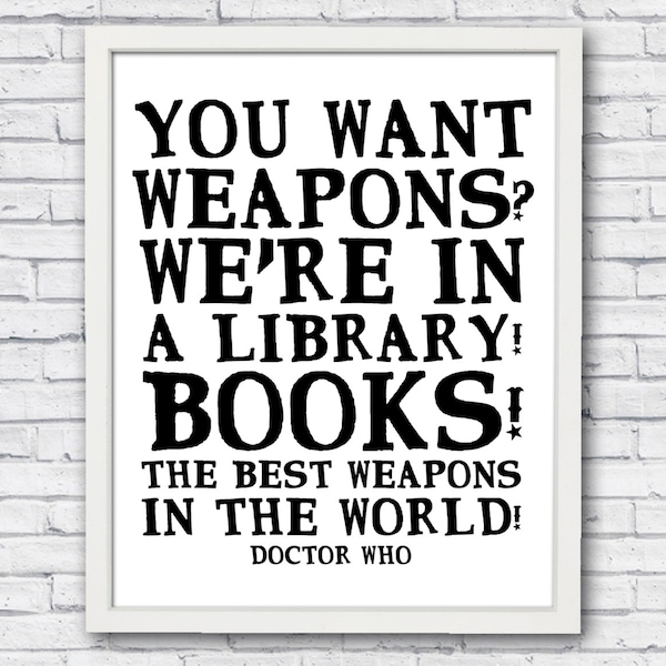 Doctor Who Quotes - Etsy