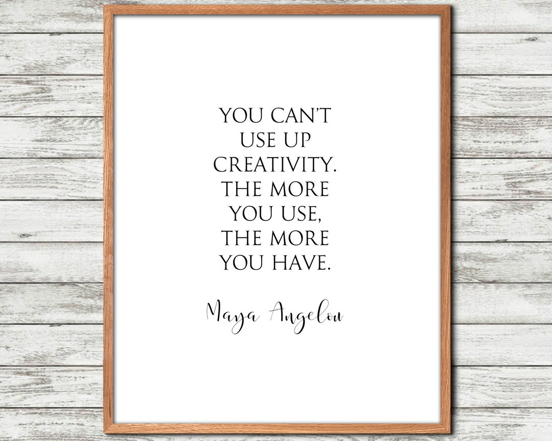Maya Angelou Quote Maya Angelou Wall Art Poem You Can T - Etsy
