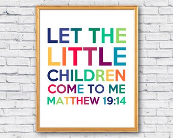 Children Come to Me | Etsy