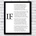 IF Poem, Art Print, IF Poem By, Rudyard Kipling, Art Print, IF Poster ...