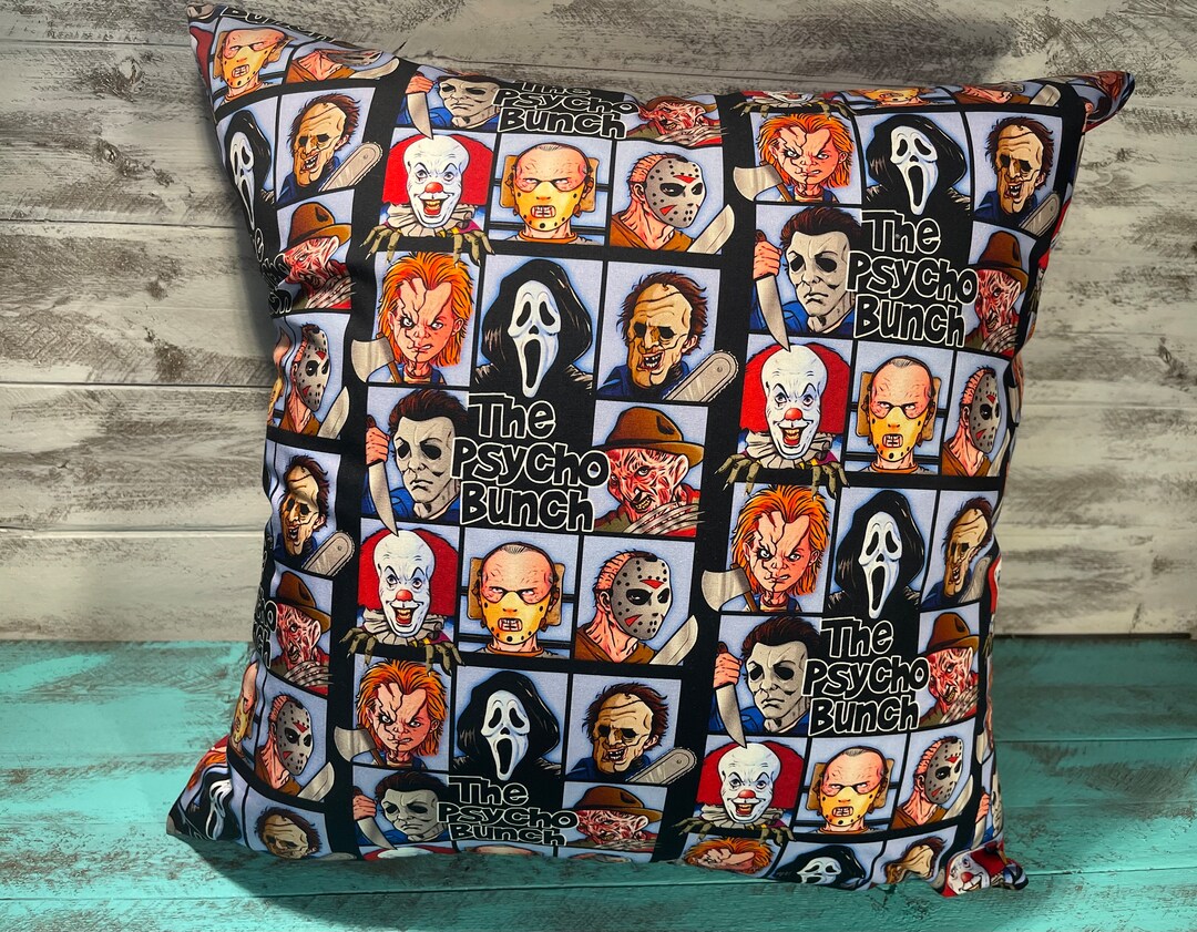 Horror Movie Themed Decorative 18 X 18 Pillow Cover - Etsy
