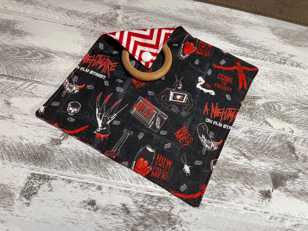Halloween Freddy Krueger Themed Teether Lovey Blanket - Etsy
