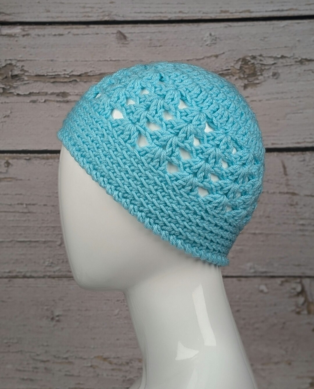 Blue Summer Boho Beanie, Bohemian Cap ,soft Hat, Spring Beanie, Sister ...