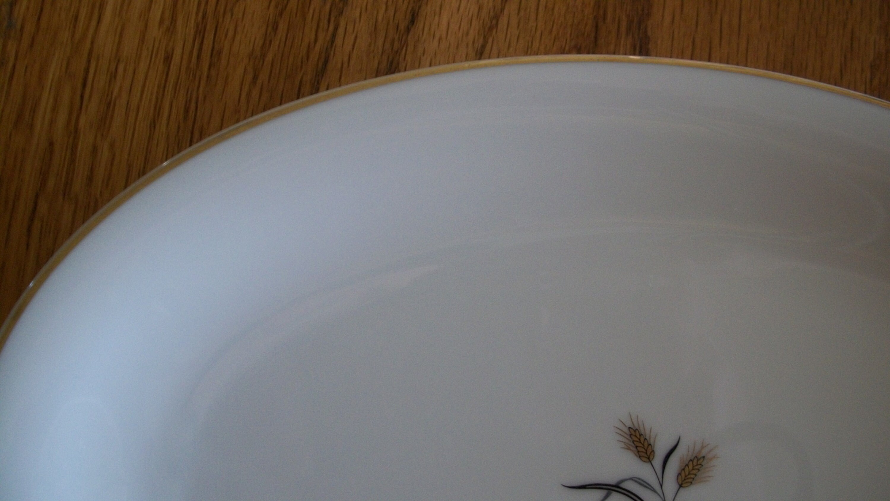 Noritake Wheatcroft Platter, Gold Wheat, Gray Leaves - Etsy