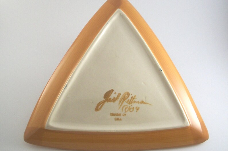 Kaleidoscope Gail Pittman Pottery Pattern, Orange, Gold, Brown ...