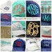 Navy Monogrammed Hat Monogrammed Baseball Cap Personalized Baseball Hat ...