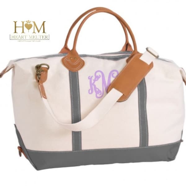 Monogrammed Weekender Bag - Etsy