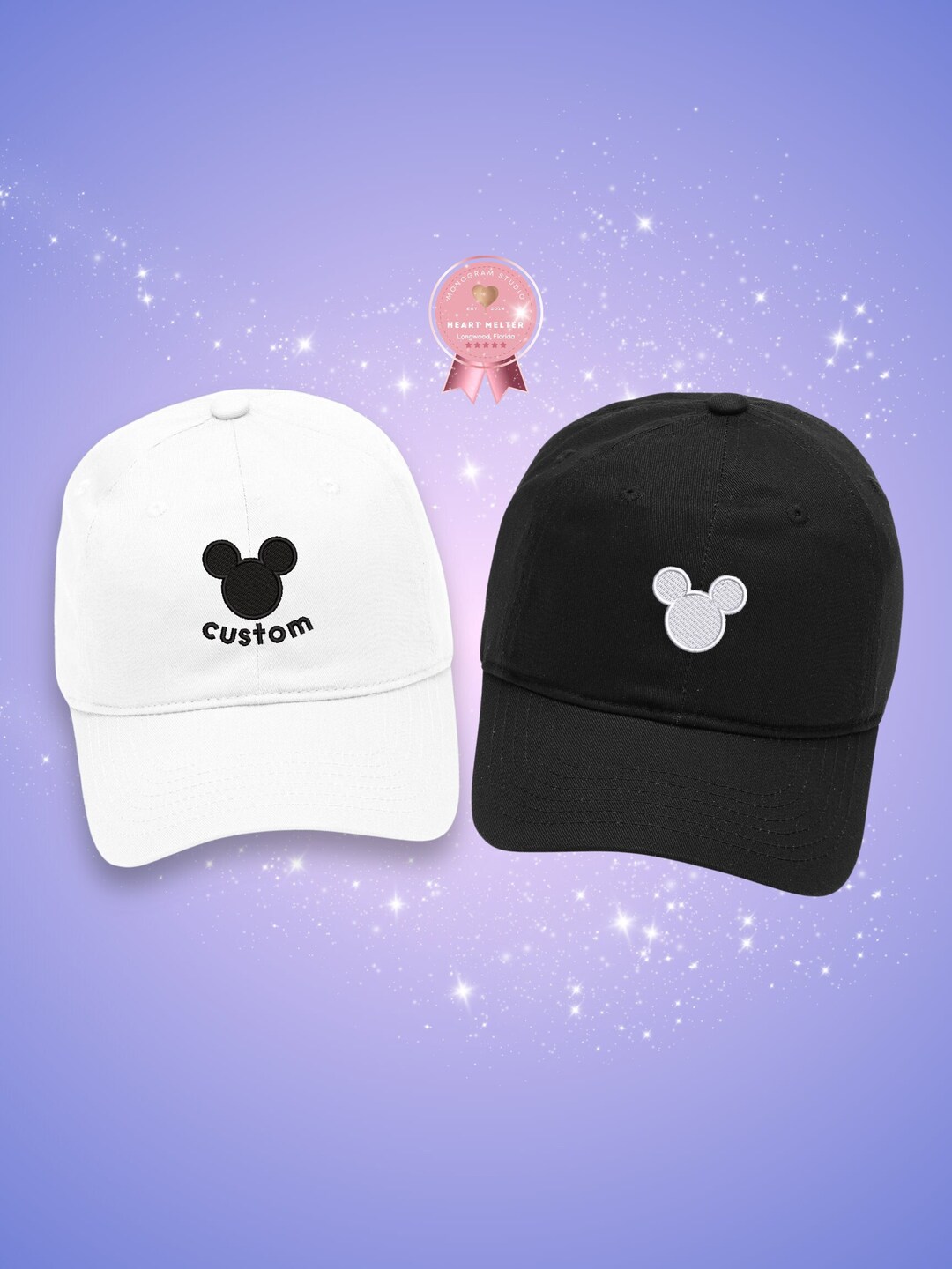 Personalized Baseball Cap Mouse Custom Dad Cap Mouse Hat Vacation Hat ...