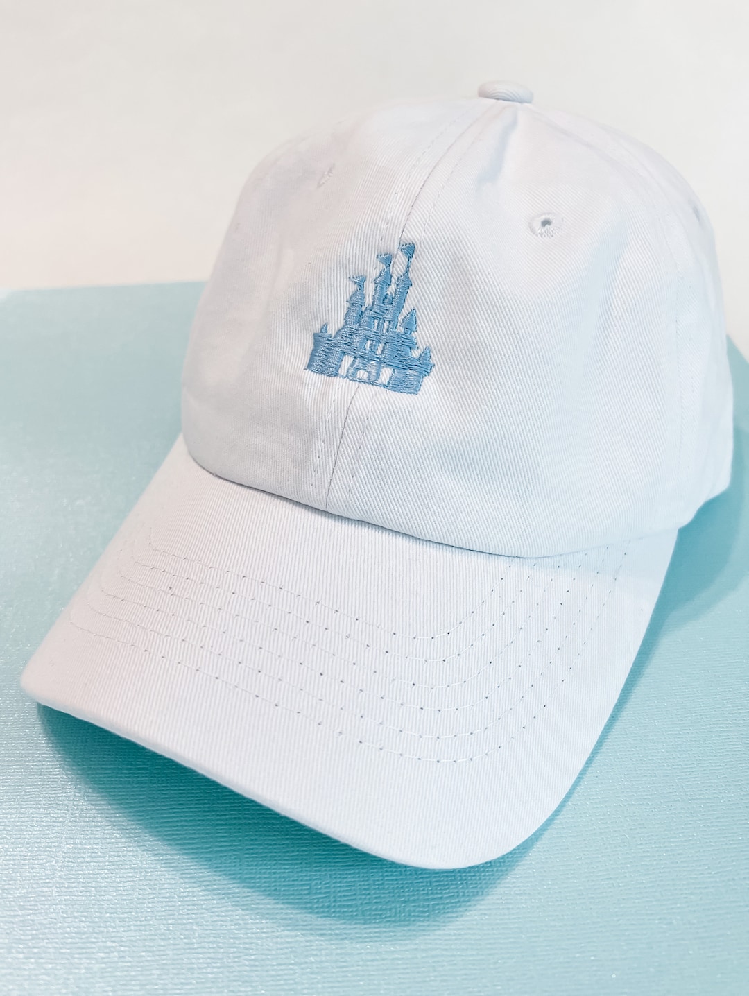 Castle Cap- Theme Park Hat - Disneyland - Baseball Hat - Custom Cap ...