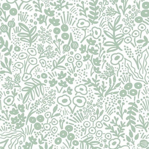 Sage Green Floral Botanical by Rifle Paper Company for - Etsy