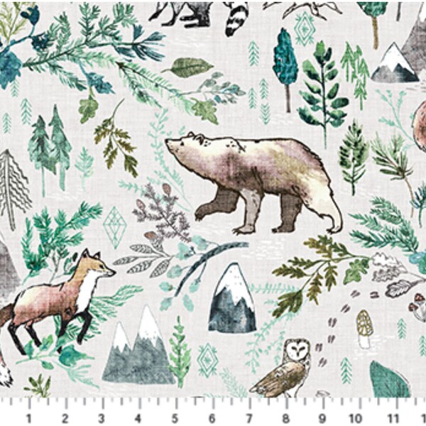 Enchanted Forest Fabric - Etsy