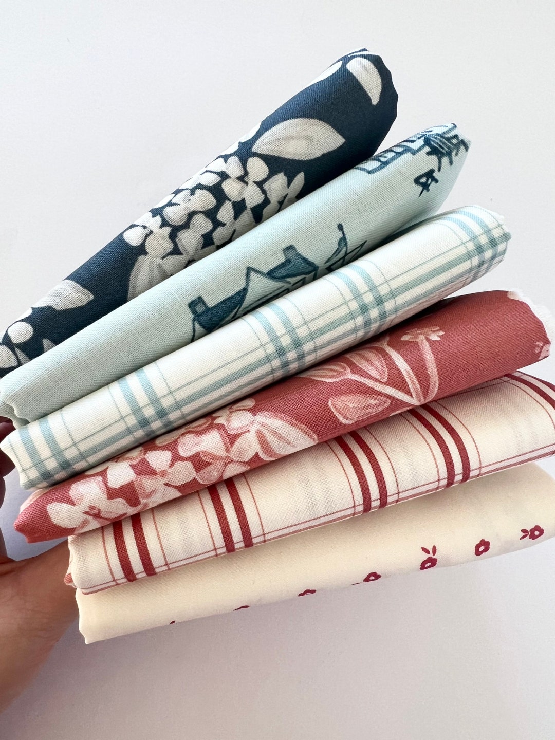Vintage Inspired Americana Fabric Bundle, Portsmouth by Amy Smart for ...