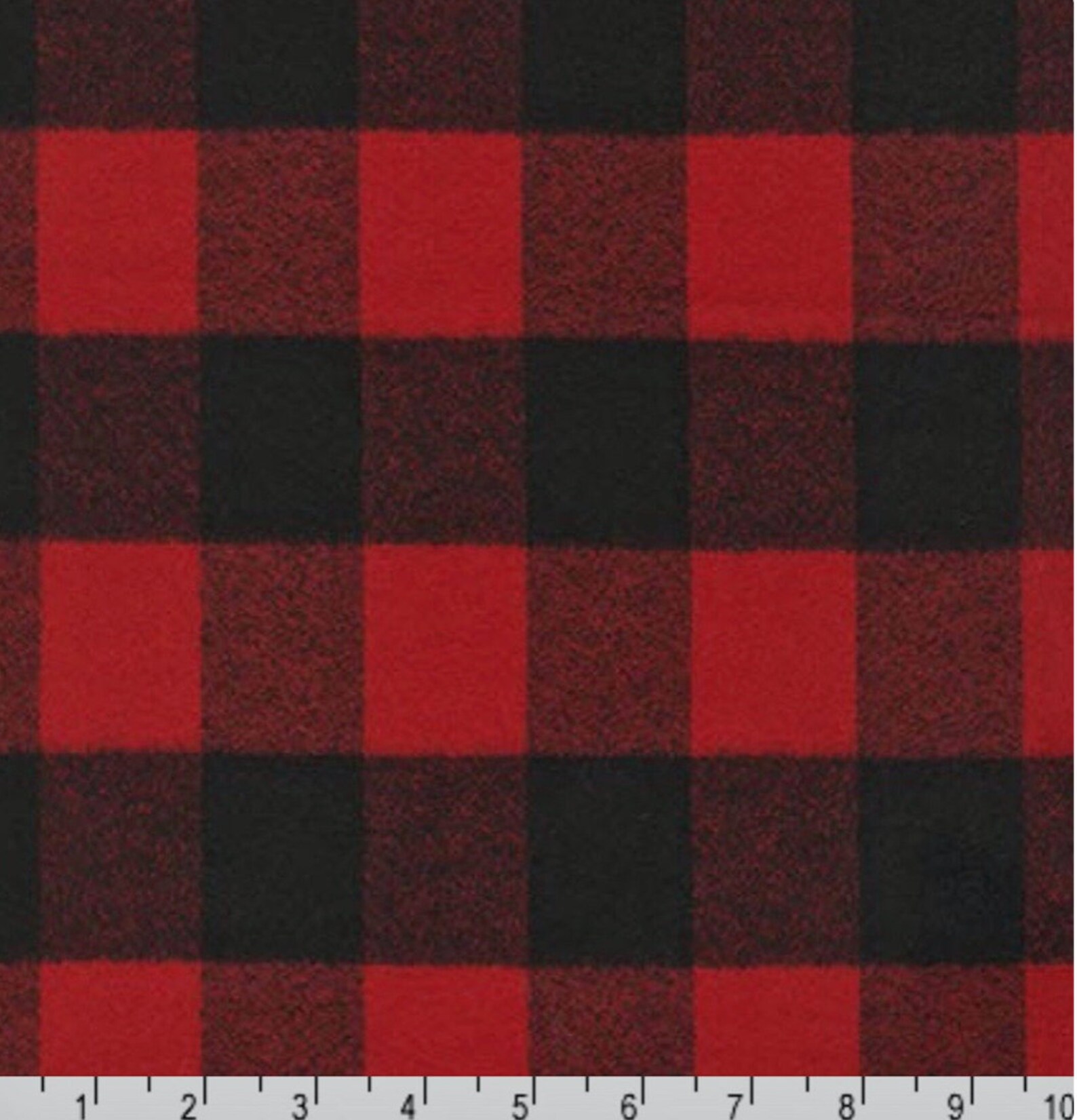 Red and Black Buffalo Check Red Plaid Mammoth Flannel Robert - Etsy