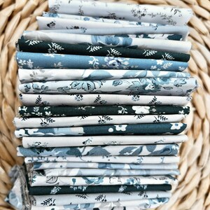 Serenity Blues Fat Quarter Bundle, by Gerri Robinson for Riley Blake ...