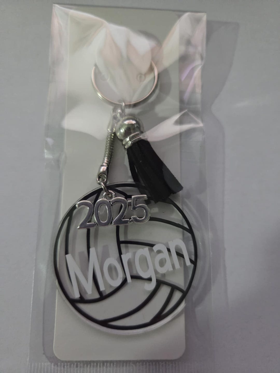 Personalised Netball Keyrings With Tassels - Team Sports Gift - Set of ...