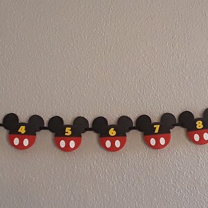 Mickey Mouse Photo Banner, Mickey Mouse Decoration, Mickey Mouse Party ...