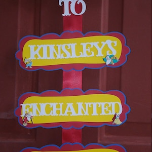Snow White Door Sign, Birthday Party Banner, Snow White Party ...