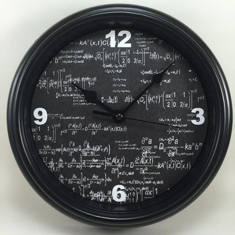 MATH Calculus TEACHER Wall Clock Math/CALCULUS/Teachers Clock | Etsy