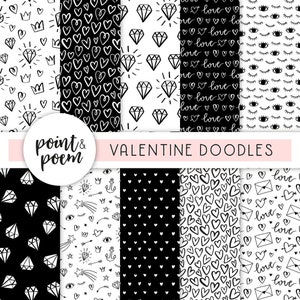 Hand Drawn Design Elements Bundle, Doodle Clipart, Commercial Use - Etsy