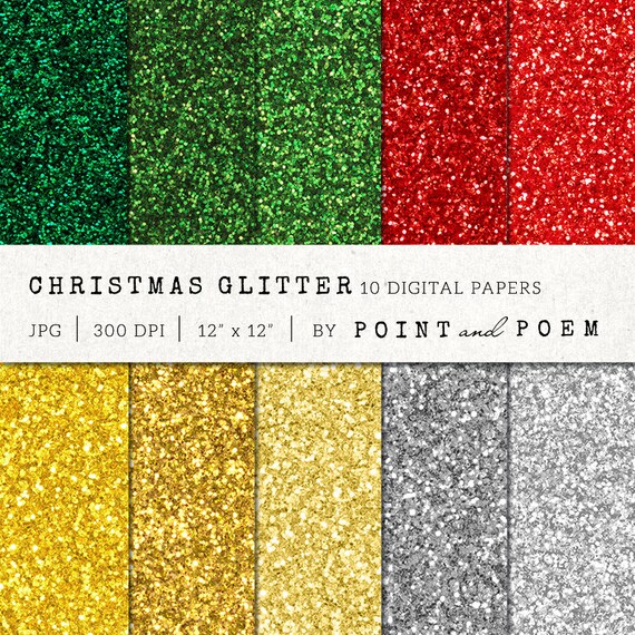 Red Green Gold Glitter Texture Glitter digital paper Background ...