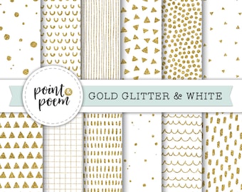 Gold Glitter Stripes | Etsy