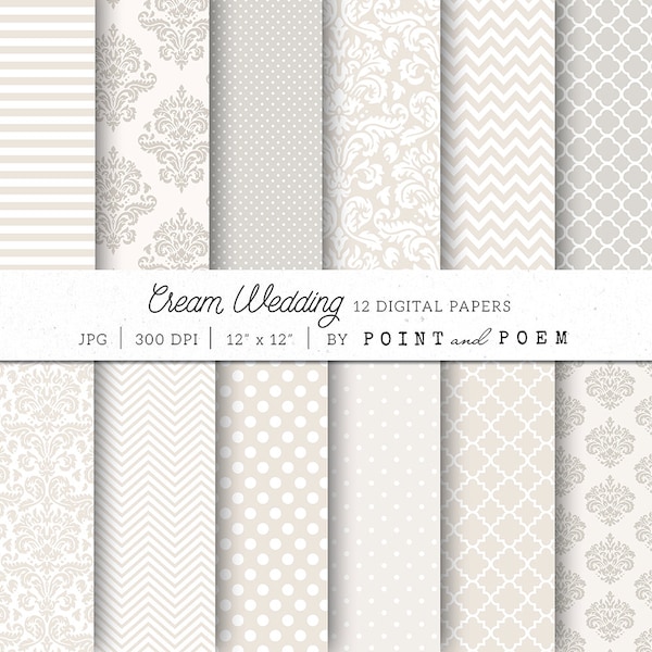 Damask Digital Paper - Etsy