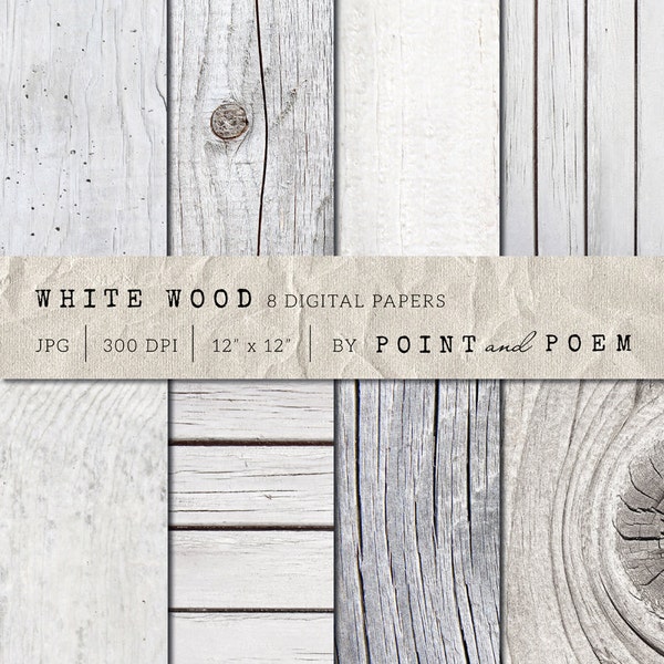 White Wood Paper - Etsy