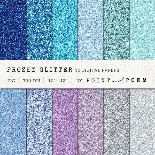 Frozen Glitter - Etsy