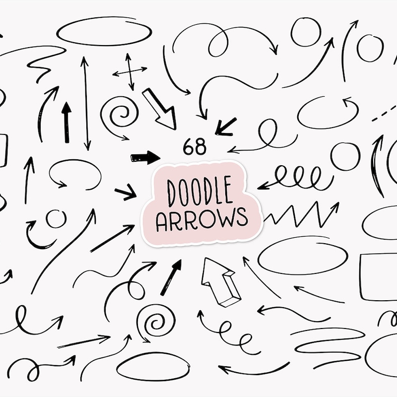 Doodle Arrow - Etsy