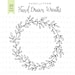 Wreath Clip Art : ''hand Drawn Wreath'' Chalkboard Laurel Clipart ...