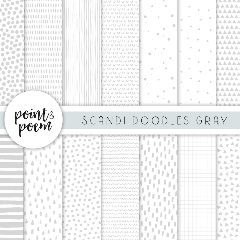 Gray and White Paper - Etsy