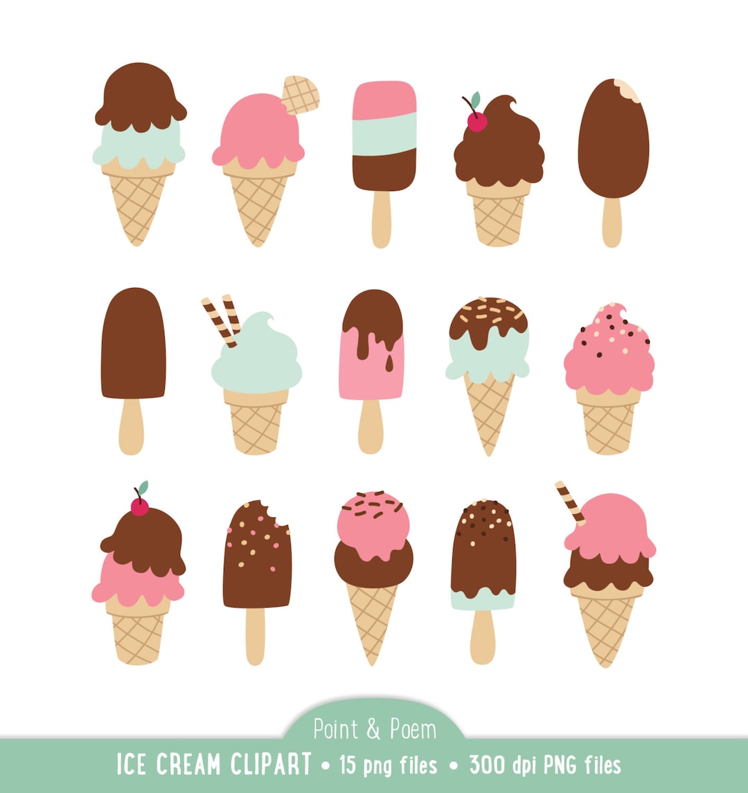 Tall Ice Cream Cone Clipart