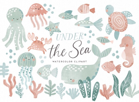 Under The Sea Clipart Baby Shower
