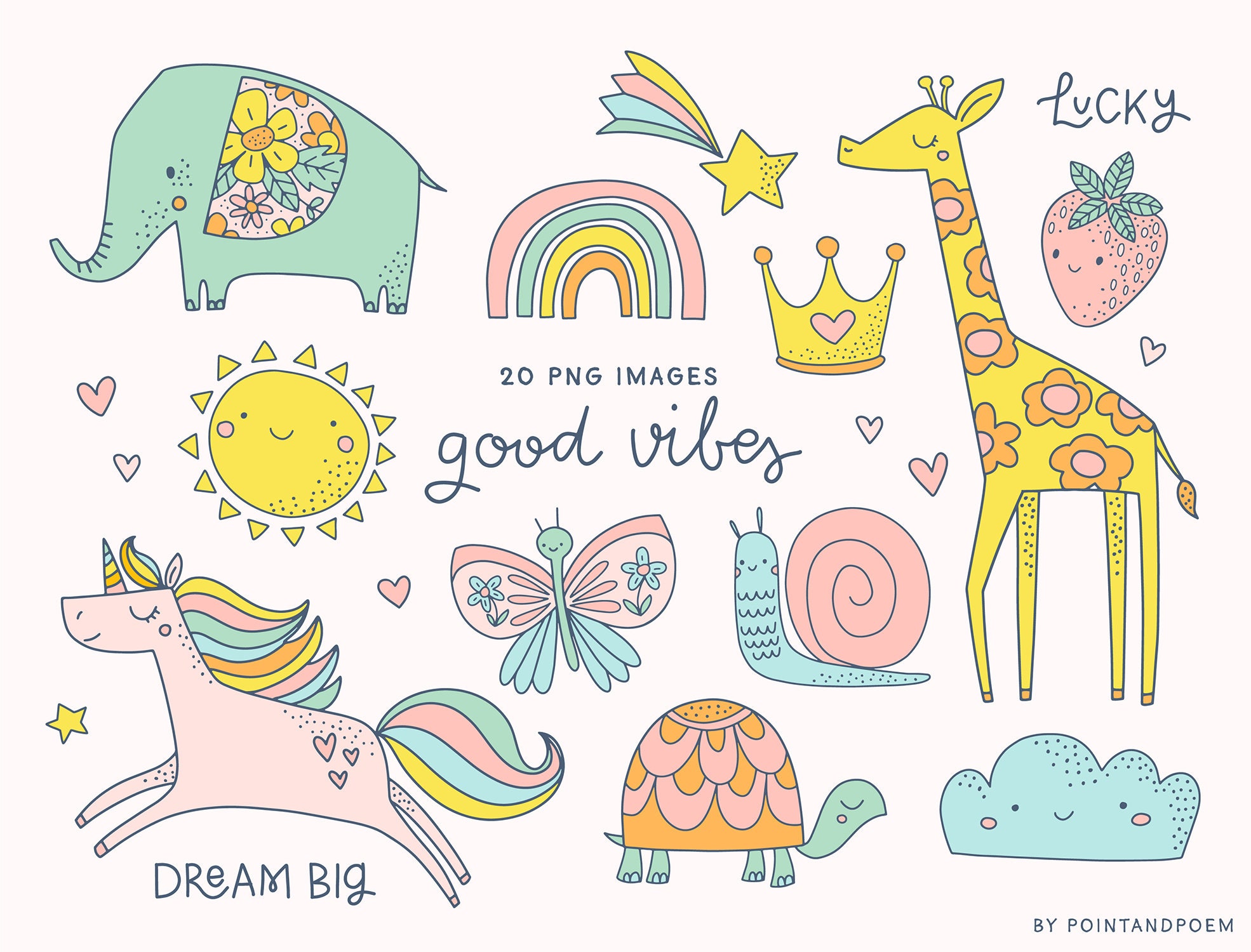 Positive Vibes Elephant
