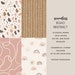 Boho Doodle Seamless Digital Papers Earth Tones Boho Digital - Etsy