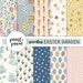 Easter Digital Papers, Spring Digital Papers, Doodle Rabbits and ...