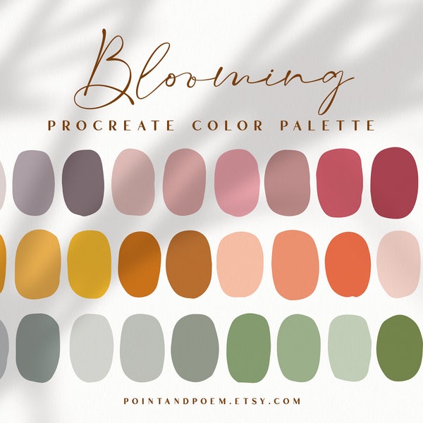 Spring Color Palette - Etsy