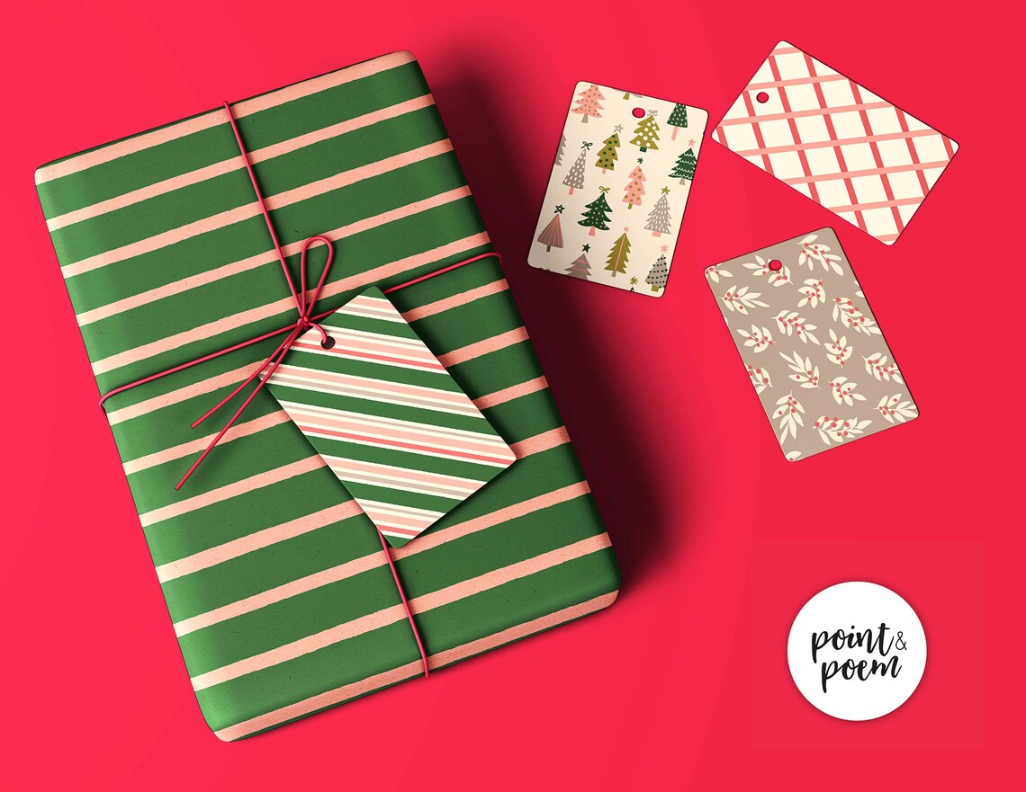 Christmas Digital Paper and Clip Art Bundle, 400 Digital Papers and ...