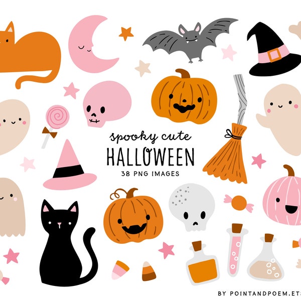 Halloween Clipart - Etsy