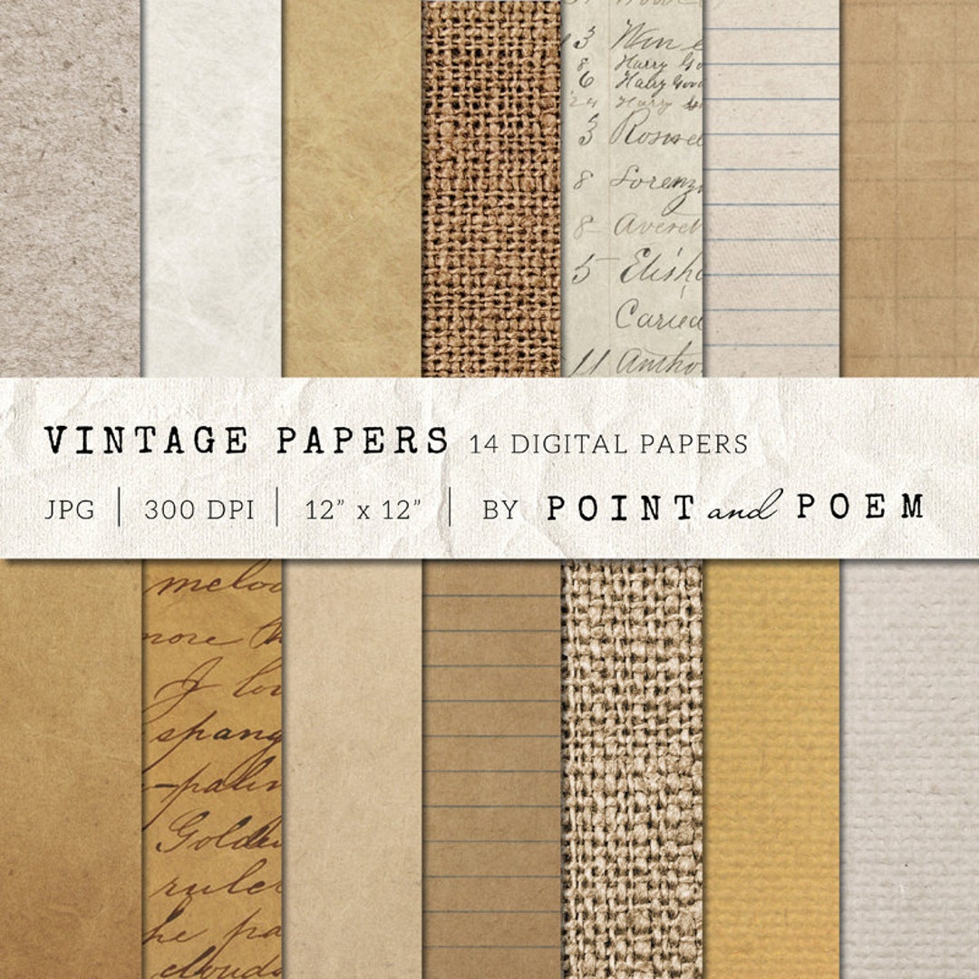Digital Papers, Kraft Papers, Old Vintage, Backgrounds, Antique ...