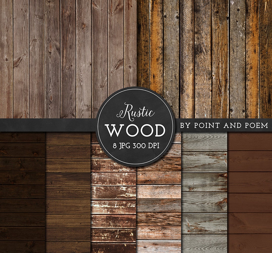 Wood Digital Paper, Wood Backgrounds, Rustic Wood Paper, Wood Textures ...
