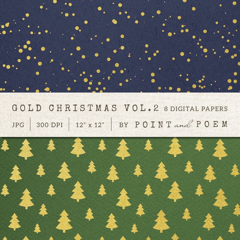 Traditional Christmas Digital Paper Christmas Digital Paper - Etsy