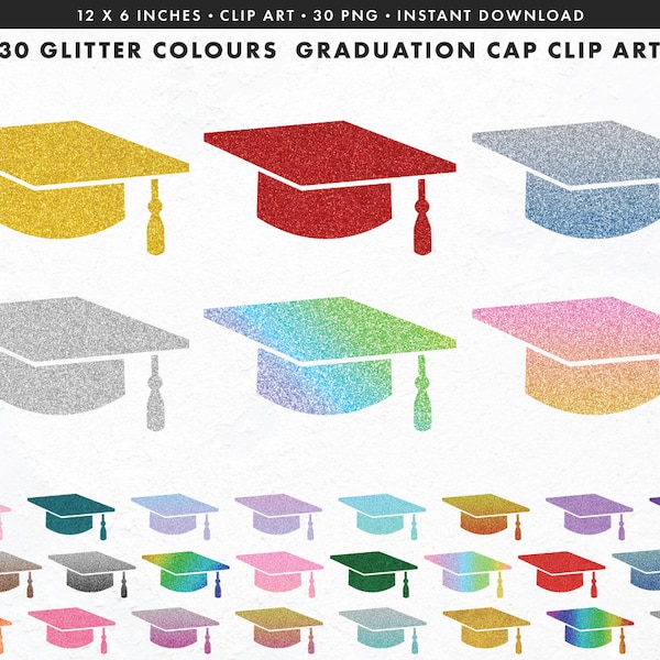 Pink Graduation Clipart - Etsy